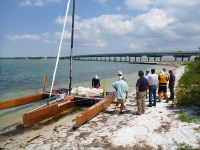 3 Small Trimarans Built by WaterTribe Guys